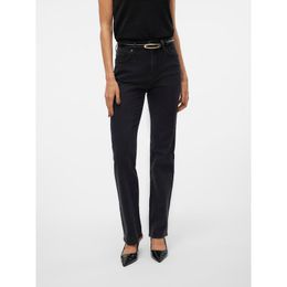 V&eacute;ro Moda Vero Moda Damen Gerade Jeans &raquo;VMTESSA HR STRAIGHT JEANS LI134 GA NOOS&laquo; schwarz 29, L&auml;nge 34
