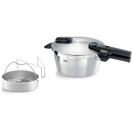 Fissler Schnellkochtopf &raquo;Vitaquick Premium Edelstahl Dampfkochtopf mit D&auml;mpfeinsatz&laquo; 3 tlg. Edelstahl 18/10