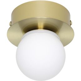 Eglo Deckenleuchte &raquo;MOSIANO Wand- / Deckenlampe - Stahl - LED - 1X3,3W - IP44&laquo; LED-Modul 1 Stk. Warmwei&szlig; Wohzimmerlampe, Esszimmerlampe, Flur, 