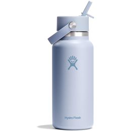 Hydro Flask Isolierflasche &raquo;32 Oz Wide Flex Straw Cap&laquo; TempShield ️ doppelwandige Vakuumisolierung blau Edelstahl