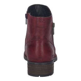 Josef Seibel Damen Stiefelette &raquo;Kate 18&laquo; Stiefelette, Boots, Kurzstiefel mit modischem Blockabsatz rot 39