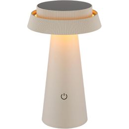 OTTO home LED Solarleuchte &raquo;Tirria Akkuleuchte&laquo; LED-Modul 1 Stk. warmwei&szlig; - kaltwei&szlig; stufenloser Touchdimmer, Farben fixierbar, Solarlampe, CCT beige