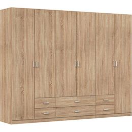Rauch Dreht&uuml;renschrank &raquo;Kleiderschrank Garderobe GAMMA Breiten 91/136/181/226/271/315/360 cm&laquo; in 3 Ausstattungen BASIC/CLASSIC/PREMIUM (inkl. SOFT-