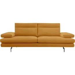 Calia italia 3,5-Sitzer &raquo;Toby Wing, 228 cm breit, italienisches Designsofa, Megasofa&laquo; inkl. Sitztiefenverstellung und Armteilfunktion, F&uuml;&szlig;e in Schwarz