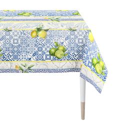 Apelt Tischdecke &raquo;7005&laquo; Paisley-Motive und Kachelmotive mit Citrusfr&uuml;chten Obermaterial: 75% Baumwolle, 25% Polyester