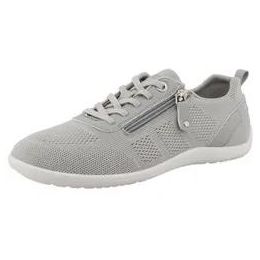 Sneaker Tom Tailor "Patty", Damen, Gr. 37, hellgrau, Textil, Schuhe Sneaker, Freizeitschuh, Halbschuh, Schn&uuml;rschuh in Strickoptik