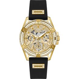 Guess Damen Multifunktionsuhr &raquo;QUEEN&laquo; Armbanduhr, Quarzuhr, Damenuhr gold