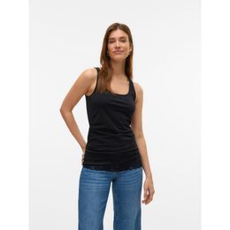 V&eacute;ro Moda Vero Moda Damen Tanktop &raquo;VMMAXI MY LACE LONG TANK JRS NOOS&laquo; schwarz S