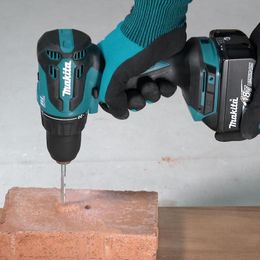 Makita Akku-Schlagbohrschrauber &raquo;DHP490RFX3, 18V, Inkl. 2x 3Ah Akku und Ladeger&auml;t&laquo; max. 65 Nm, 0-1.900 min- &sup1;, kraftvoller, b&uuml;rstenloser, einsetzbar zum 