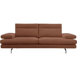 Calia italia 3,5-Sitzer &raquo;Toby Wing, 228 cm breit, italienisches Designsofa, Megasofa&laquo; inkl. Sitztiefenverstellung und Armteilfunktion, F&uuml;&szlig;e in Schwarz