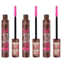 Essence Damen Mascara &raquo;lash WITHOUT LIMITS BROWN EXTREME LENGTHENING & VOLUME MASCARA&laquo; mit Volumeneffekt