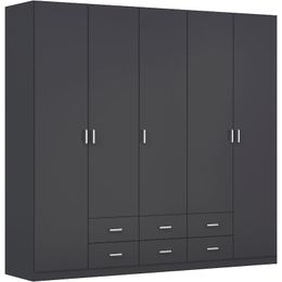 Rauch Dreht&uuml;renschrank &raquo;Kleiderschrank Garderobe GAMMA Breiten 91/136/181/226/271/315/360 cm&laquo; in 3 Ausstattungen BASIC/CLASSIC/PREMIUM (inkl. SOFT-