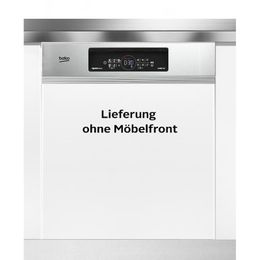 Beko teilintegrierbarer Geschirrsp&uuml;ler &raquo;BDSN36462XP&laquo; 8,5 l 14 tlg. Ma&szlig;gedecke Die PowerIntense-Technologie sorgt f&uuml;r herausragende Sp&uuml;lergebnisse 