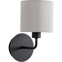 NOVA LUCE Wandleuchte &raquo;BITONTO&laquo; E27 1 Stk. Ohne Beleuchtung grau