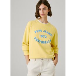 Pepe Jeans Damen Sweatshirt &raquo;BAIA&laquo;, Rundhals, Baumwollmix L