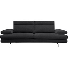 Calia italia 3,5-Sitzer &raquo;Toby Wing, 228 cm breit, italienisches Designsofa, Megasofa&laquo; inkl. Sitztiefenverstellung und Armteilfunktion, F&uuml;&szlig;e in Schwarz