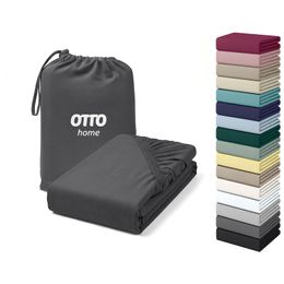 OTTO home Spannbettlaken &raquo;Cremona, in PREMIUM Qualit&auml;t aus 96% Baumwolle & 4% Elasthan&laquo; Gr&ouml;&szlig;e ab 90x200 cm, in 145g/m&sup2; sowie 180 g/m&sup2; erh&auml;ltlich 