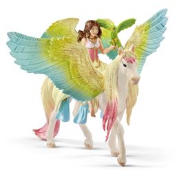 Schleich Spielfigur &raquo;BAYALA , Surah mit Glitzer-Pegasus (70566)&laquo; bunt Kunststoff