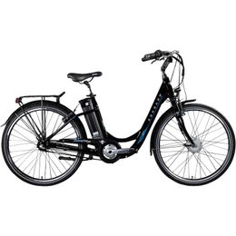 Z&uuml;ndapp Z&uuml;ndapp Kinder &raquo;Green 2.7&laquo; 3 Gang Shimano Nexus Schaltwerk Nabenschaltung Frontmotor 250 W Pedelec, Elektrofahrrad f&uuml;r Damen u. Herren schwarz