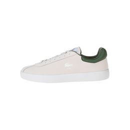 Lacoste Leder-Sneakers in Creme/ Gr&uuml;n - 50% | Gr&ouml;&szlig;e 37 | Damen-sneakers