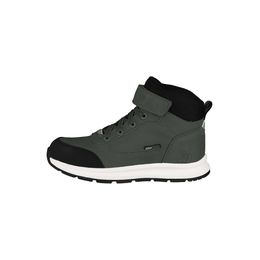 Trollkids Leder-Wanderboots "Stavanger Mid Cut XT" in Khaki - 43% | Gr&ouml;&szlig;e 35 | Kinder-outdoor-sport-schuhe