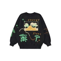 Molo Sweatshirt in Schwarz - 66% | Gr&ouml;&szlig;e 116 | Kinder-sweatshirts-jacken
