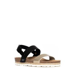 Sunbay Sandalen "Leila" in Schwarz/ Gold - 60% | Gr&ouml;&szlig;e 38 | Damen-sandalen