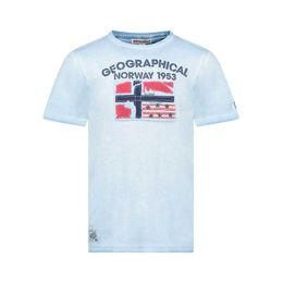 Geographical Norway Shirt "Jotz" in Hellblau - 48% | Gr&ouml;&szlig;e 164 | Kinder-oberteile