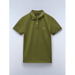 NAPAPIJRY Poloshirt "Nina" in Oliv - 57% | Gr&ouml;&szlig;e L | Damen-tops