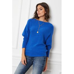 Jos&eacute;fine Pullover "Dragor" in Blau - 79% | Gr&ouml;&szlig;e L | Damen-pullover-cardigans