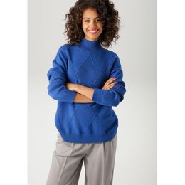 Aniston Pullover in Blau - 65% | Gr&ouml;&szlig;e 38 | Damen-pullover-cardigans