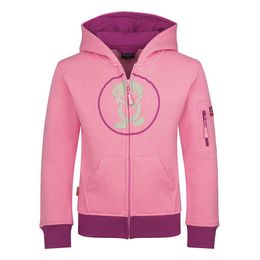 Trollkids Sweatjacke "Sortland" in Rosa - 44% | Gr&ouml;&szlig;e 110 | Kinder-sweatshirts-jacken