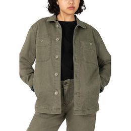 Timezone Hemdjacke in Khaki - 55% | Gr&ouml;&szlig;e L | Damenjacken