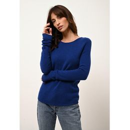 Just Cashmere Kaschmir-Pullover "Joyce" in Blau - 56% | Gr&ouml;&szlig;e M | Damen-pullover-cardigans