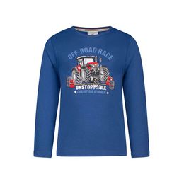 SALT & PEPPER Salt and Pepper Longsleeve "Tractor" in Blau - 49% | Gr&ouml;&szlig;e 116/122 | Kinder-longsleeves