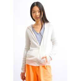 AUTHENTIC CASHMERE Kaschmir-Cardigan "Colombis" in Wei&szlig; - 67% | Gr&ouml;&szlig;e L | Damen-pullover-cardigans