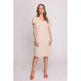 Stylove Kleid in Beige - 57% | Gr&ouml;&szlig;e XXL | Damen-kleider
