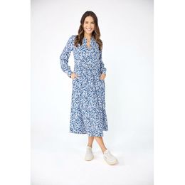 LIEBLINGSST&Uuml;CK LIEBLINGSST&Uuml;CK Kleid "Rilu" in Blau/ Wei&szlig; - 62% | Gr&ouml;&szlig;e 44 | Damen-kleider