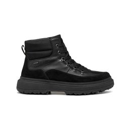 Geox Leder-Boots "Lamidie + Grip" in Schwarz - 65% | Gr&ouml;&szlig;e 40 | Damen-stiefel