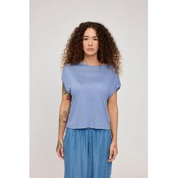 Mazine Shirt "Cropped" in Hellblau - 47% | Gr&ouml;&szlig;e M | Damen-tops