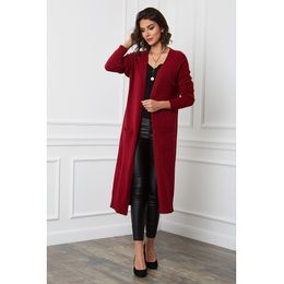 Jos&eacute;fine Cardigan "Balle" in Bordeaux - 67% | Gr&ouml;&szlig;e M | Damen-pullover-cardigans