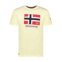 Geographical Norway Shirt "Newflag" in Gelb - 51% | Gr&ouml;&szlig;e 164 | Kinder-oberteile