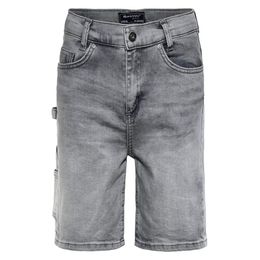 Blue Effect Jeans-Cargoshorts - Relaxed fit - in Grau - 50% | Gr&ouml;&szlig;e 176 | Kinderhosen
