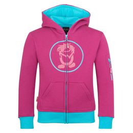 Trollkids Sweatjacke "Sortland" in Pink - 44% | Gr&ouml;&szlig;e 128 | Kinder-sweatshirts-jacken