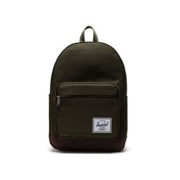 HERSCHEL Pop Quiz - Rucksack 16" 44 cm (black/tan) in ivy green/chicory coffee | Gr.: onesize