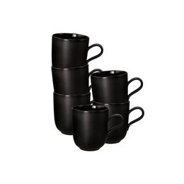 Seltmann Weiden 6er Set Kaffeebecher Liberty Velvet Black 400 ml in schwarz | Gr.: onesize