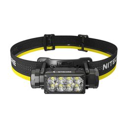 NITECORE LED Kopflampe HC65 UHE - 2000 Lumen - 3 Lichtquellen, schwarz