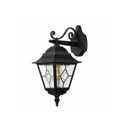 Licht-Erlebnisse Au&szlig;en Wandlampe (B)18.4 x (H)45 cm in SchwarzSchwarz | Gr.: onesize