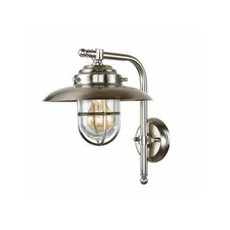 Licht-Erlebnisse Au&szlig;en Wandlampe (H)30 cm in Nickel mattNickel matt | Gr.: onesize