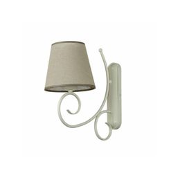 Licht-Erlebnisse Wandlampe (B)18 x (H)35 cm in Wei&szlig; BeigeWei&szlig; Beige | Gr.: onesize